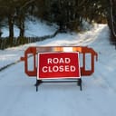 cut off (【Phrasal Verb】 to block or separate two things that are ...