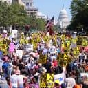 protest (【Verb】to publicly or officially show that one strongly ...