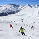piste (【Noun】a track on a mountain used for skiing and other snow ...