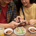 appetizer (【Noun】a small dish that is eaten before or at the start of a ...