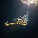 sink (【Verb】to go down or cause to go down below the surface of a ...