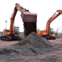 iron ore (【Noun】a rock or mineral from which iron can be extracted for ...