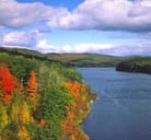 river (【Noun】a large stream of water that flows into the ocean ...