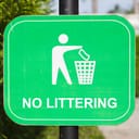 litter (【Verb】to leave trash or other objects lying around a place; to ...