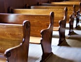 pew (【Noun】a long wooden bench in a church ) Meaning, Usage, and ...