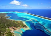 lagoon (【Noun】an area of salt water separated from the sea by a reef or ...