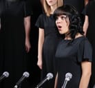 chorus (【Noun】a group of people who sing together ) Meaning, Usage, and ...