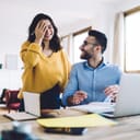 embarrassed (【Adjective】feeling or showing that one is ashamed or self ...