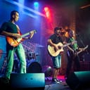 gig (【Noun】a performance by a musician or group of musicians playing ...