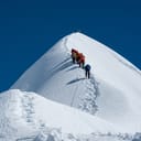 ascent (【Noun】a climb or journey to the top of a hill, mountain, etc ...