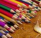 pencil (【Noun】a thin piece of wood with a long strip of graphite in the ...