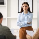 embarrassed (【Adjective】feeling or showing that one is ashamed or self ...