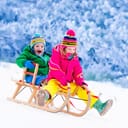 sled (【Noun】a vehicle with two metal or wooden runners that is used for ...