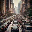 congested (【Adjective】(of a place or road) so full of cars or people ...