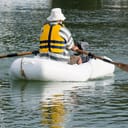 oar (【Noun】a pole with a flat blade at one end used for rowing a boat ...