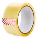 tape (【Noun】a narrow strip of material that is sticky on one side and ...