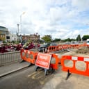 boulevard (【Noun】a wide street, usually one that is lined with trees ...