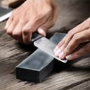 sharp (【Adjective】having a point or edge that is able to cut or pierce ...