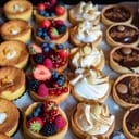 pastry (【Noun】a sweet, baked food that is often filled with cream, jam ...