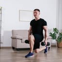 dumbbell (【Noun】a short bar with a heavy part at each end ) Meaning ...