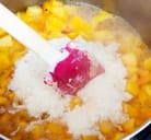 dissolve (【Verb】(of a solid) to mix with and become part of a liquid ...