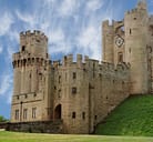 castle (【Noun】a large building from the medieval period with thick ...