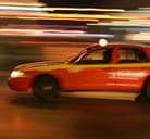 cab (【Noun】a taxi; a car with a driver who takes you somewhere if you ...