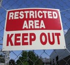 stay out of (【Phrasal Verb】to avoid going into a certain place ...