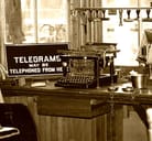 telegraph (【Noun】a device used to send messages over long distances by ...