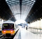 terminal (【Noun】part of an airport, train station, etc. where ...