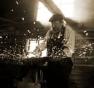 forge (【Verb】to shape a metal object by heating it and then hammering ...