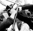 clash (【Noun】a short violent confrontation between two groups of people ...