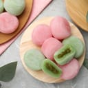 chewy (【Adjective】(of food) needing to be chewed for some time before ...