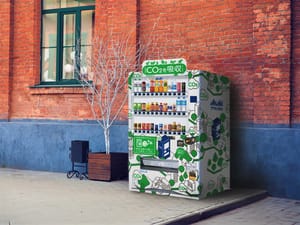 Drinks Company Makes CO2-Absorbing Vending Machine | Engoo Daily News