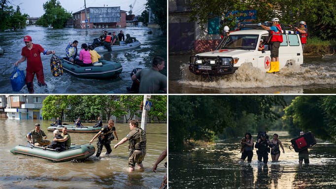 Ukraine Rushes Aid to Flooded Areas After Dam Collapse | Engoo Daily News