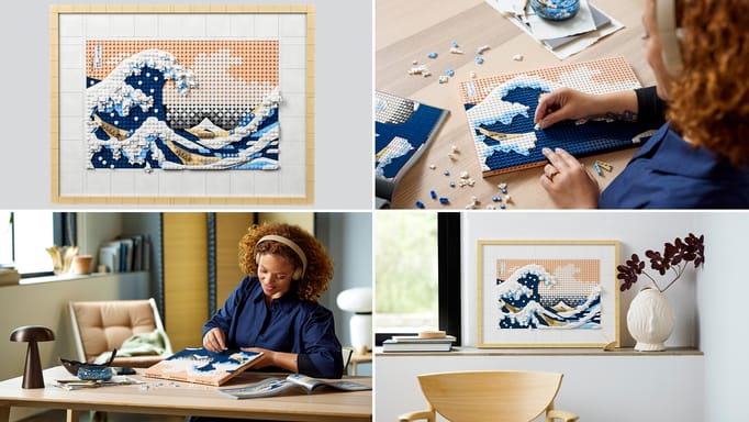 Lego Recreates Hokusai's Great Wave in Bricks | Engoo 每日新闻