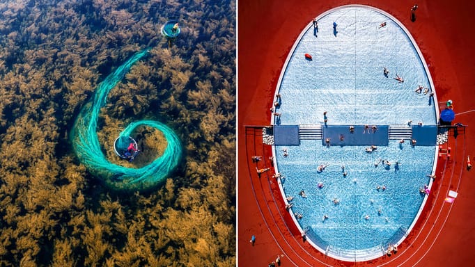 'Unique' Volcano Picture Wins Drone Photo Award | Engoo Daily News