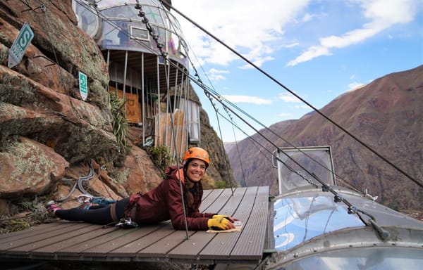Sleep on the Side of a Cliff in Peru | Engoo