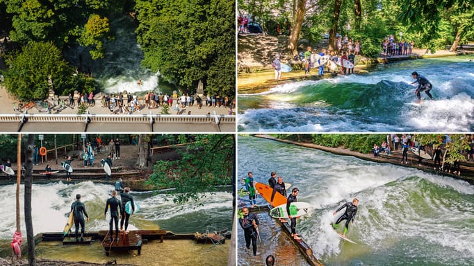 Surf in a Landlocked City: Munich's Famous River Wave | Engoo Daily News