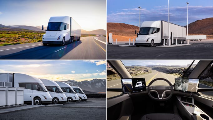 Tesla's First Semitrailer Trucks Expected in December | Engoo 每日新闻