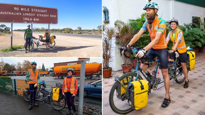 UK Couple Complete Fastest Tandem Cycle Around World | Engoo デイリーニュース