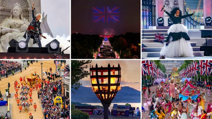The UK Celebrates Queen Elizabeth II's Platinum Jubilee | ข่าวประจำวัน ...