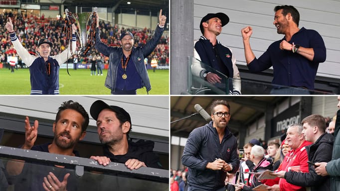 Hollywood Owners Celebrate Soccer Success in Wales | Engoo Daily News