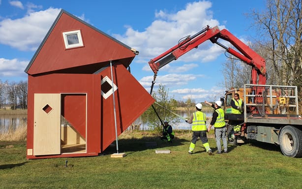 These Folded Homes Can Be Set Up Anywhere | Engoo Daily News
