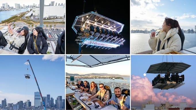 'Dinner in the Sky': Sky-High Dining Comes to Tokyo | Engoo 每日新闻