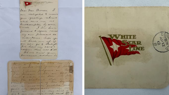 Letter Written on the Titanic Sells for $400,000 | Engoo 데일리뉴스