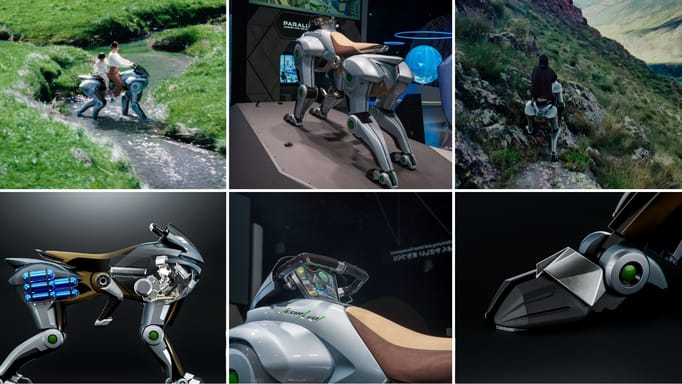 Kawasaki Unveils Rideable Lion Robot | Engoo Daily News