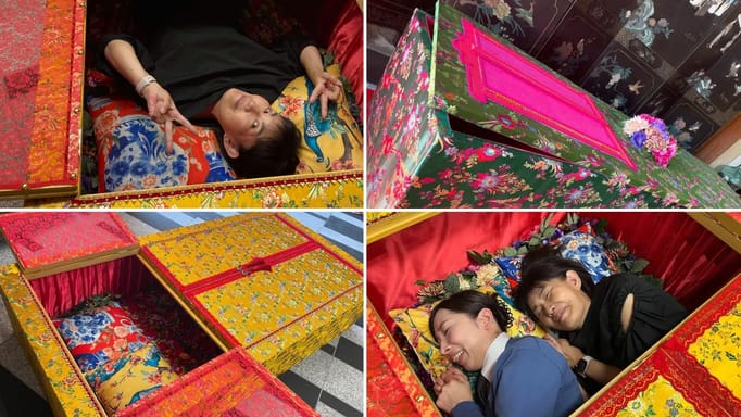 Japanese Cafe Offers 'Life Reset' Inside a Coffin | Engoo Daily News