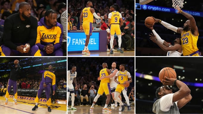 LeBron and Son Play Together to Make NBA History | Engoo Daily News