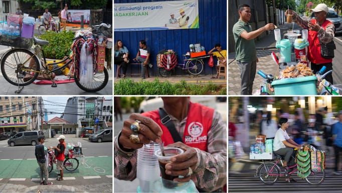 Meet the Mobile Vendors Supplying Jakarta's Coffee | Engoo 每日新闻